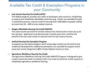 OHCS: Multifamily Finance Programs | PPT