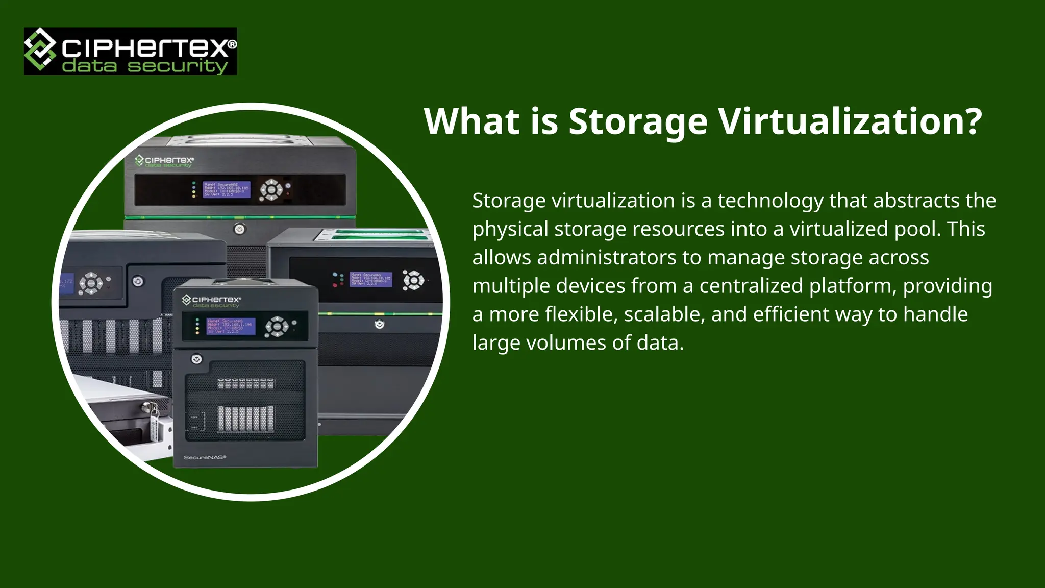 Affordable Storage Virtualization Software for Small to Large ...