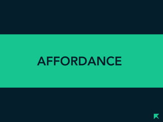 Affordance UX | PDF
