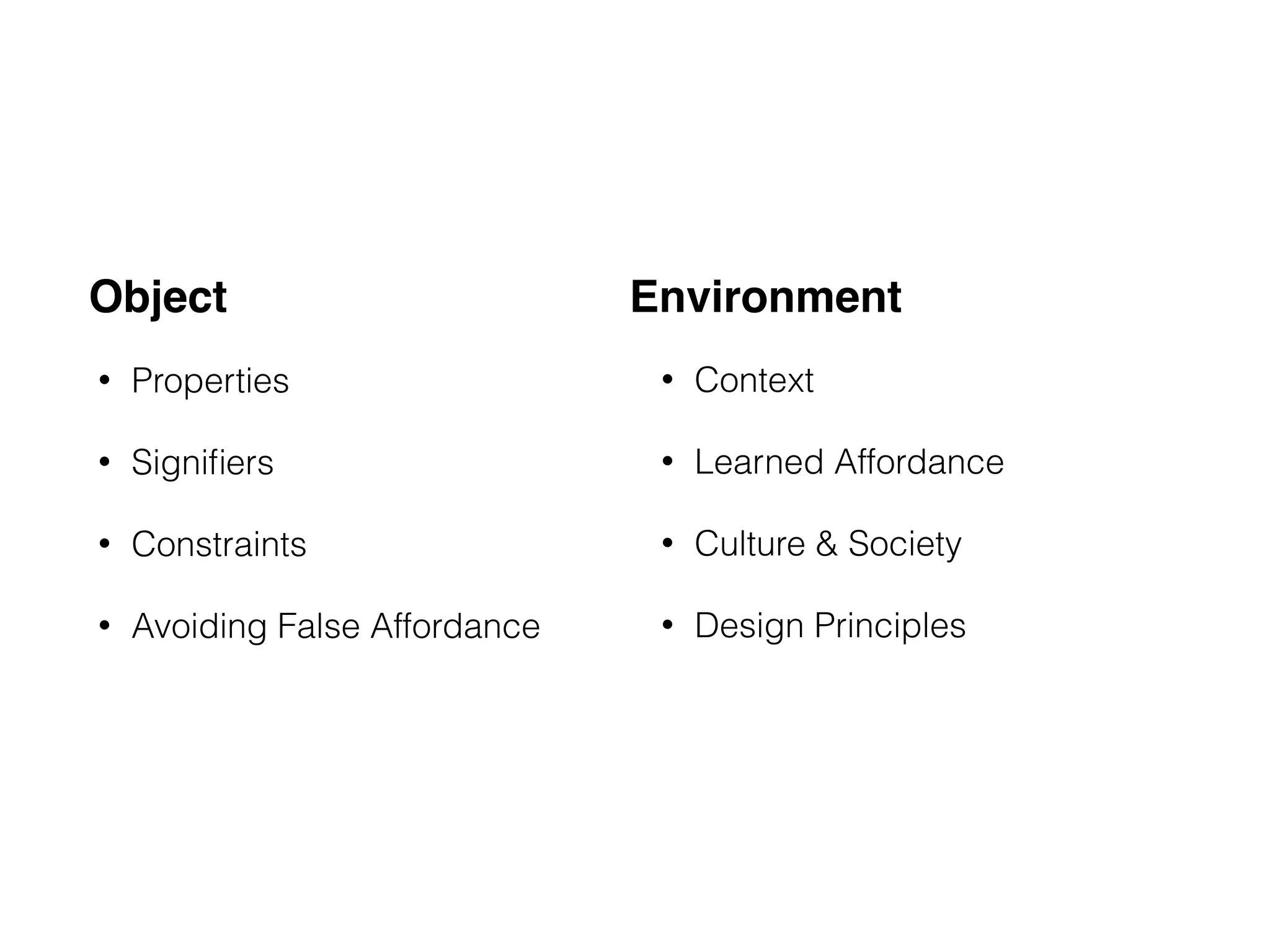 Affordance in Examples | PDF
