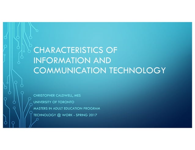 Affordance and Learning with Information Communication Technology | PPT