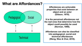 Affordances of ict tool video assignment | PPTX