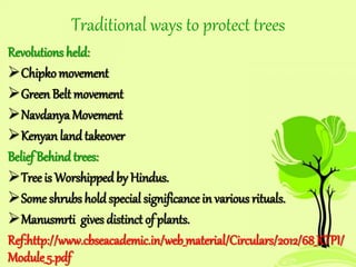 Afforestation and its importance | PPTX