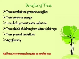 Afforestation and its importance | PPT