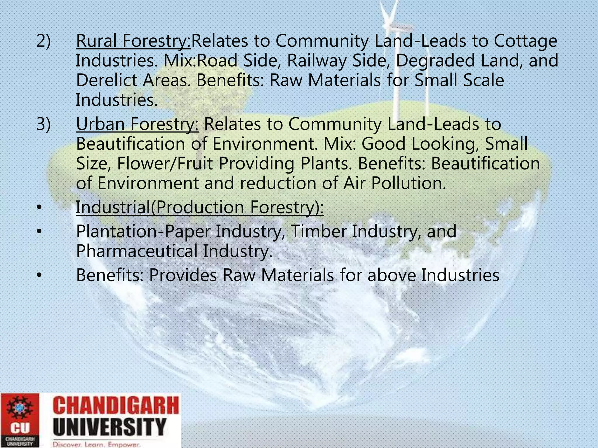 Afforestation environmental issue | PPTX