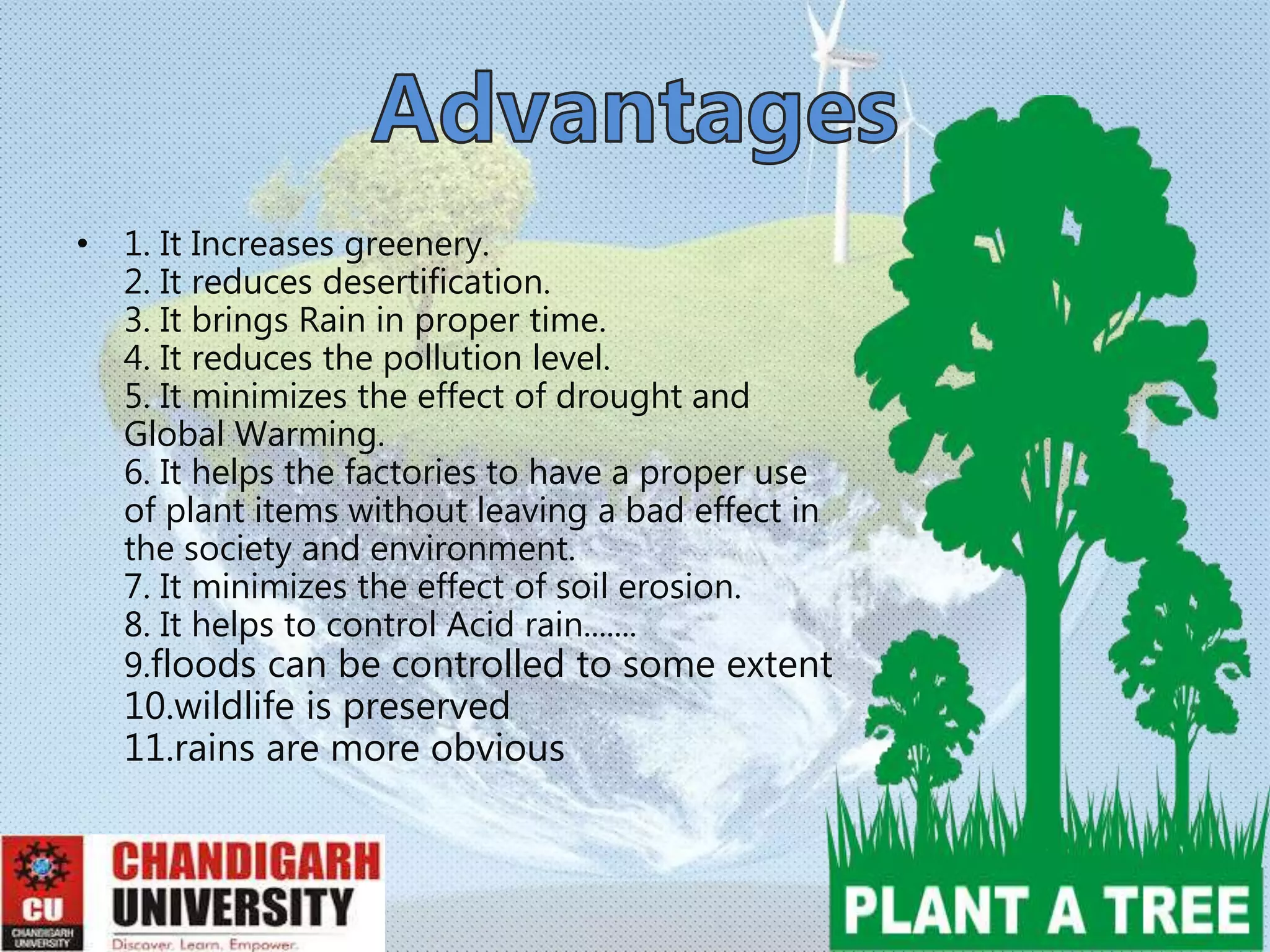 Afforestation environmental issue | PPTX