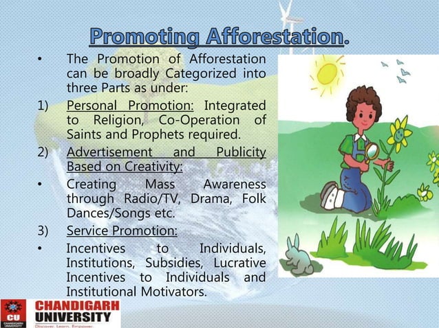 Afforestation environmental issue | PPT