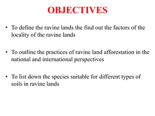 Afforestation of ravine land meghraj poudel | PPT