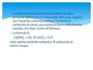 L'affresco | PPTX | Painting | Arts and Crafts