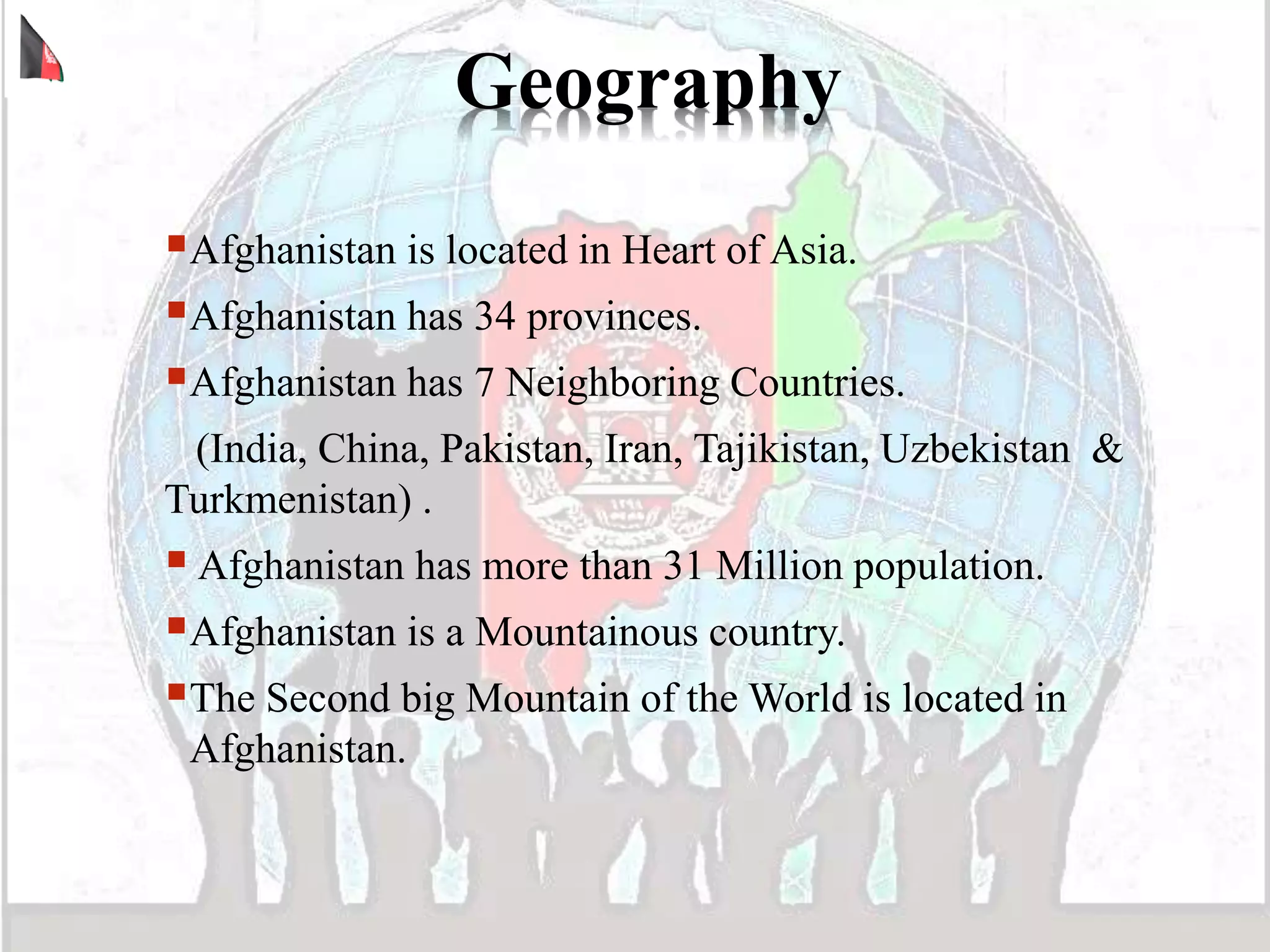 Presentation About Afghanistan By Zainudin Noori | PPTX