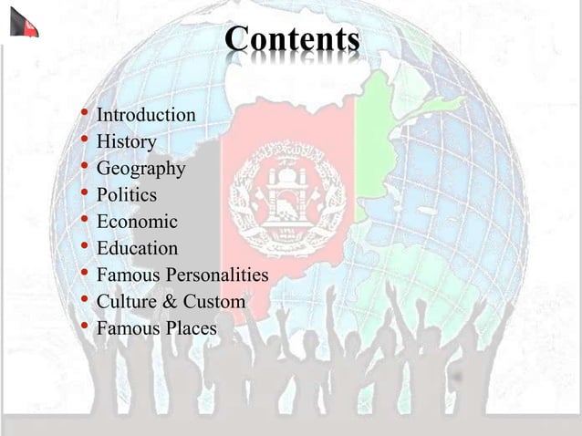 Presentation About Afghanistan By Zainudin Noori | PPTX