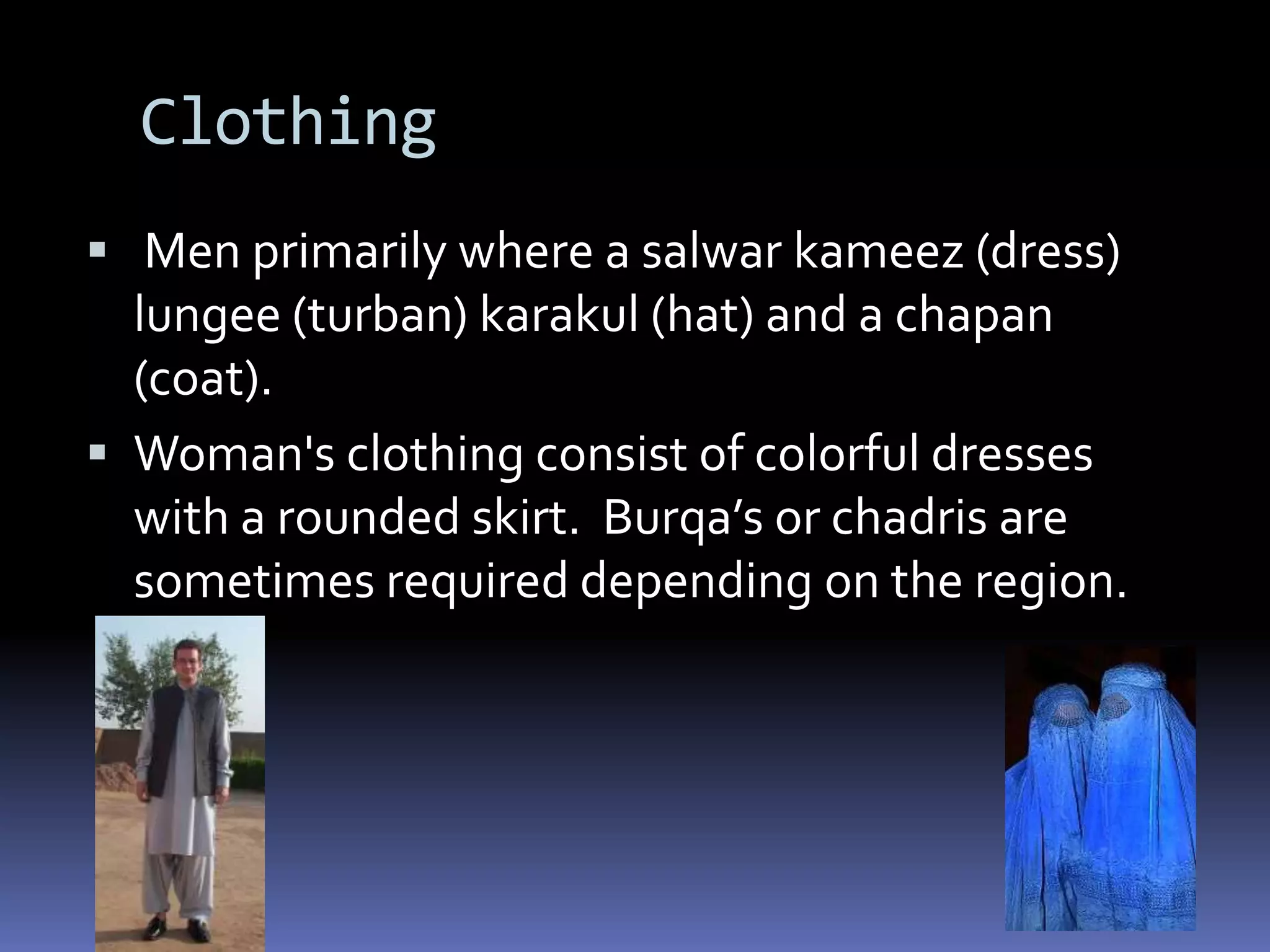 Afghanistan culture | PPTX