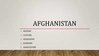 Afghanistan ppt | PPT