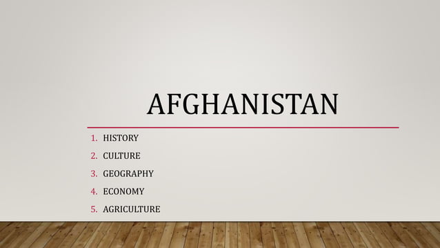 Afghanistan ppt | PPT