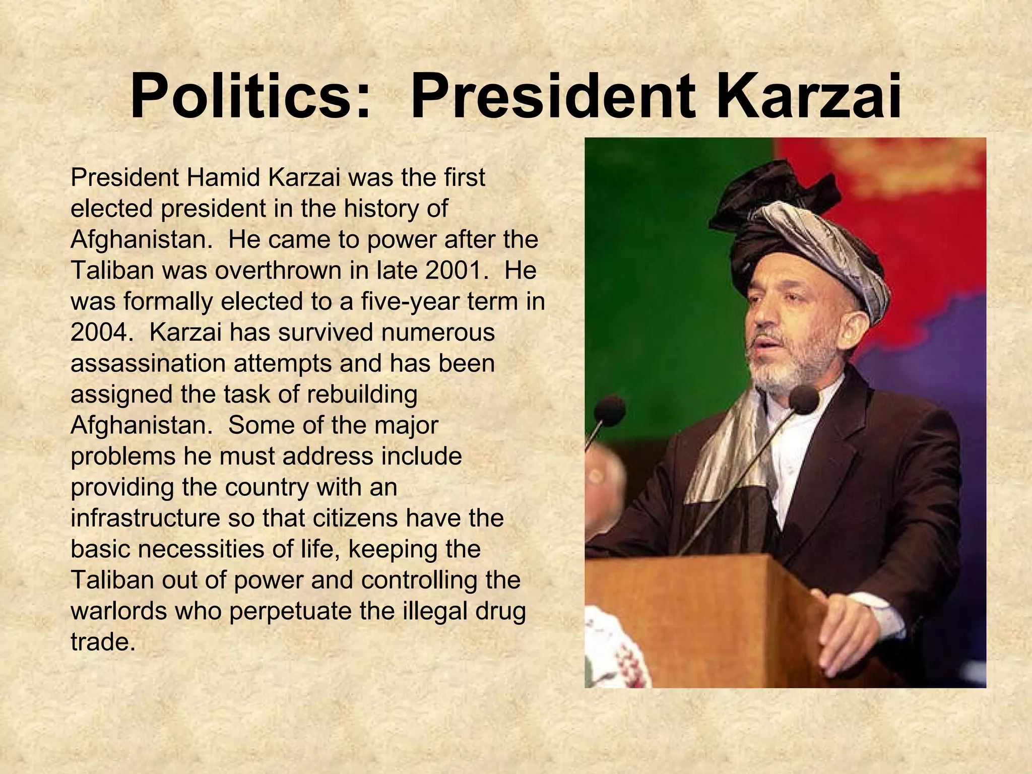 Afghanistan profile | PPT