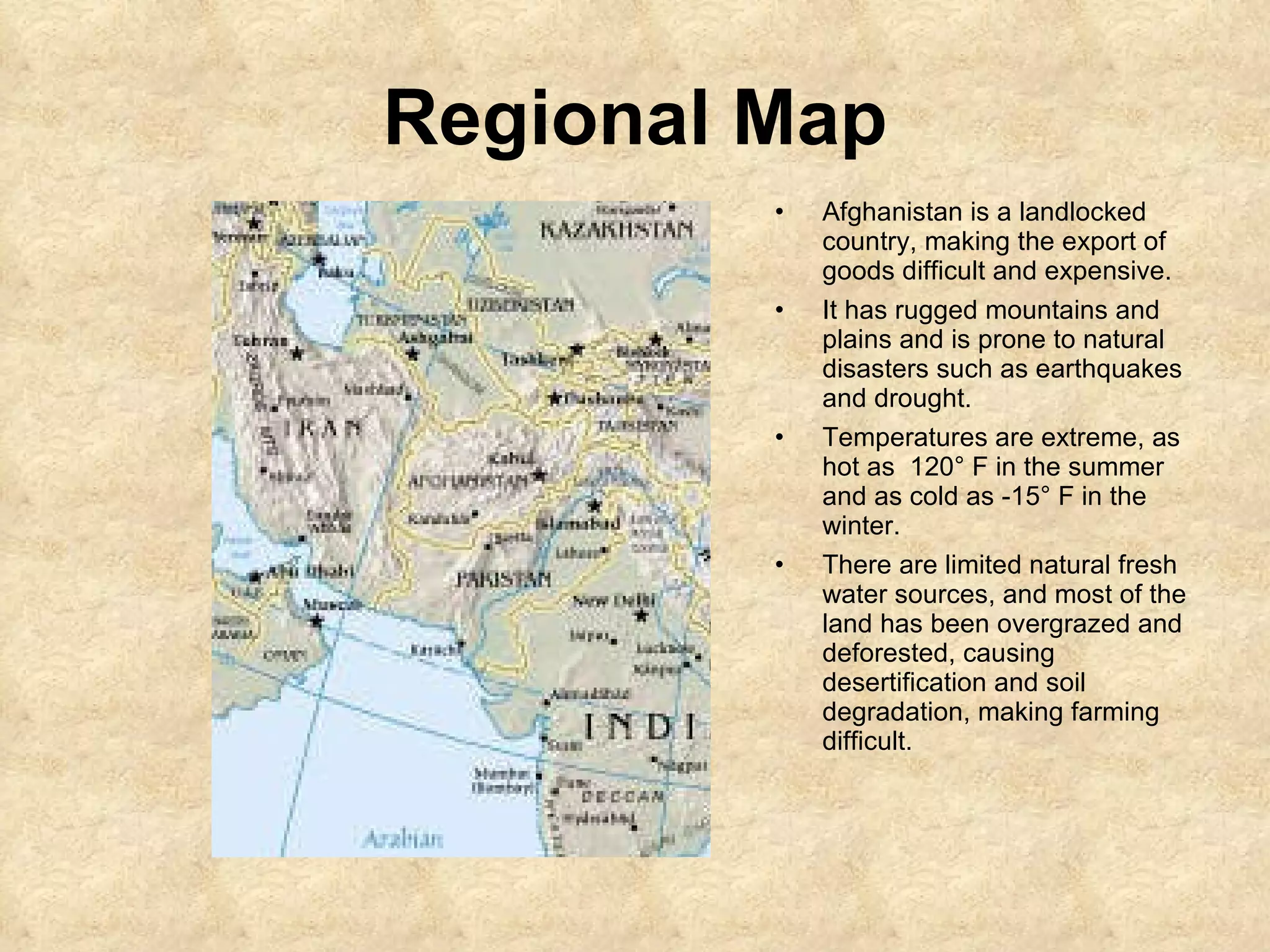 Afghanistan profile | PPT
