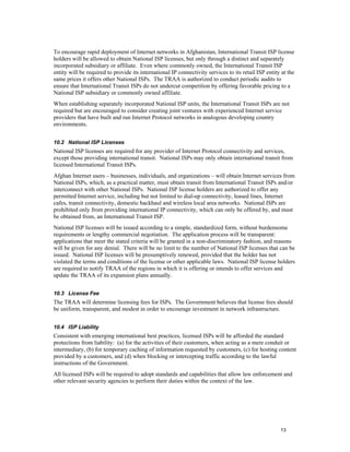 Afghanistan telecompolicy english | PDF
