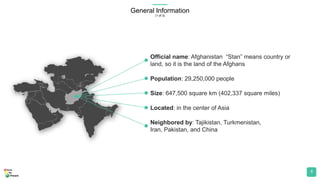 Afghanistan PowerPoint Presentation: (Sample) | PPTX