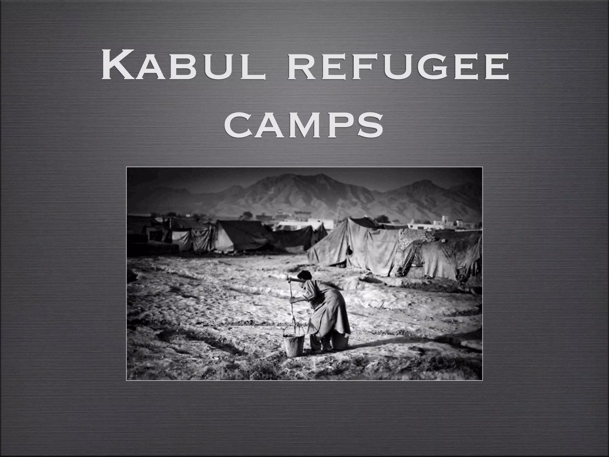 Afghan Refugee Camps Presentation | KEY