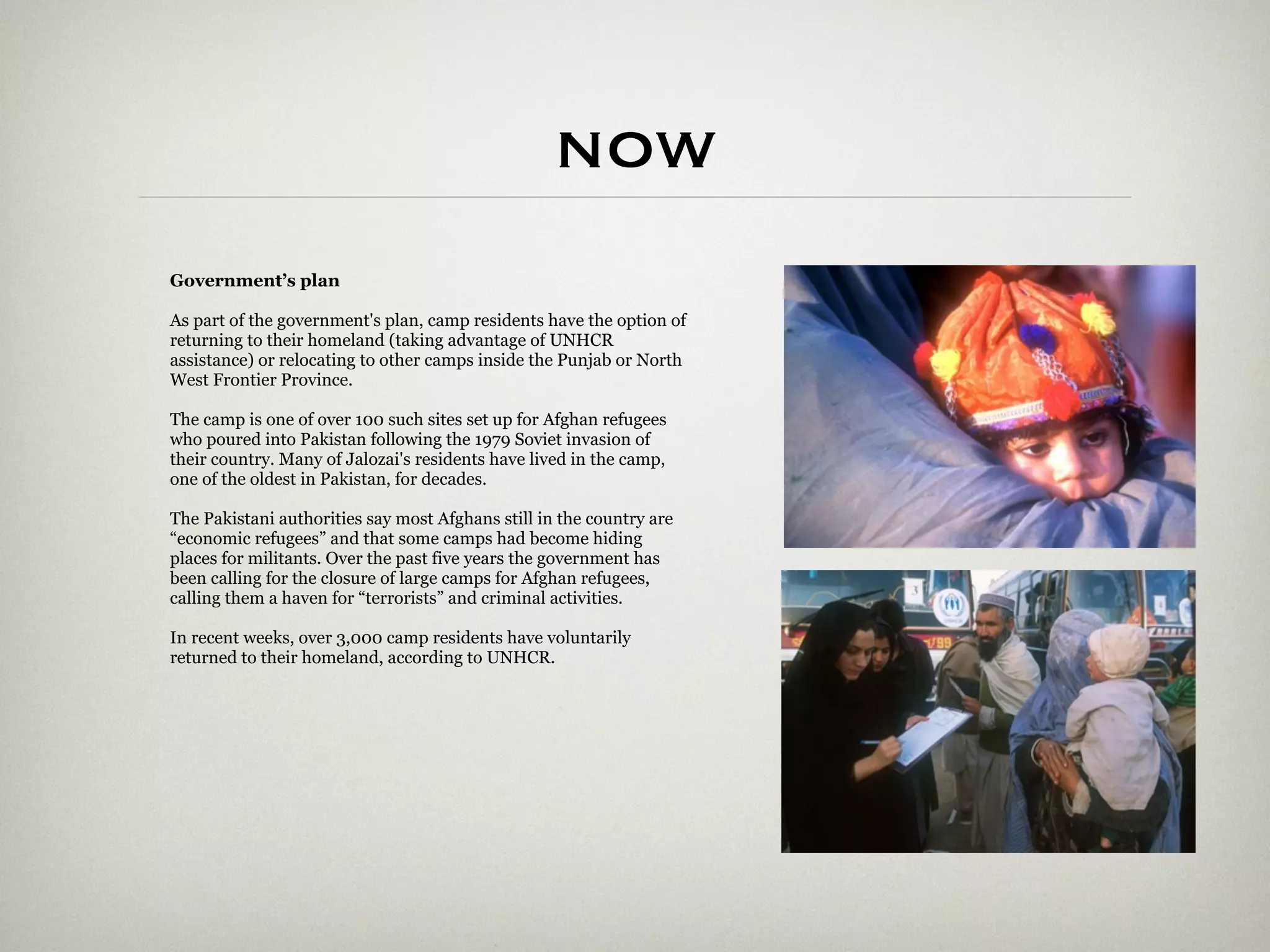 Afghan Refugee Camps Presentation | KEY