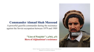 Afghan rulers and scholars | PPTX