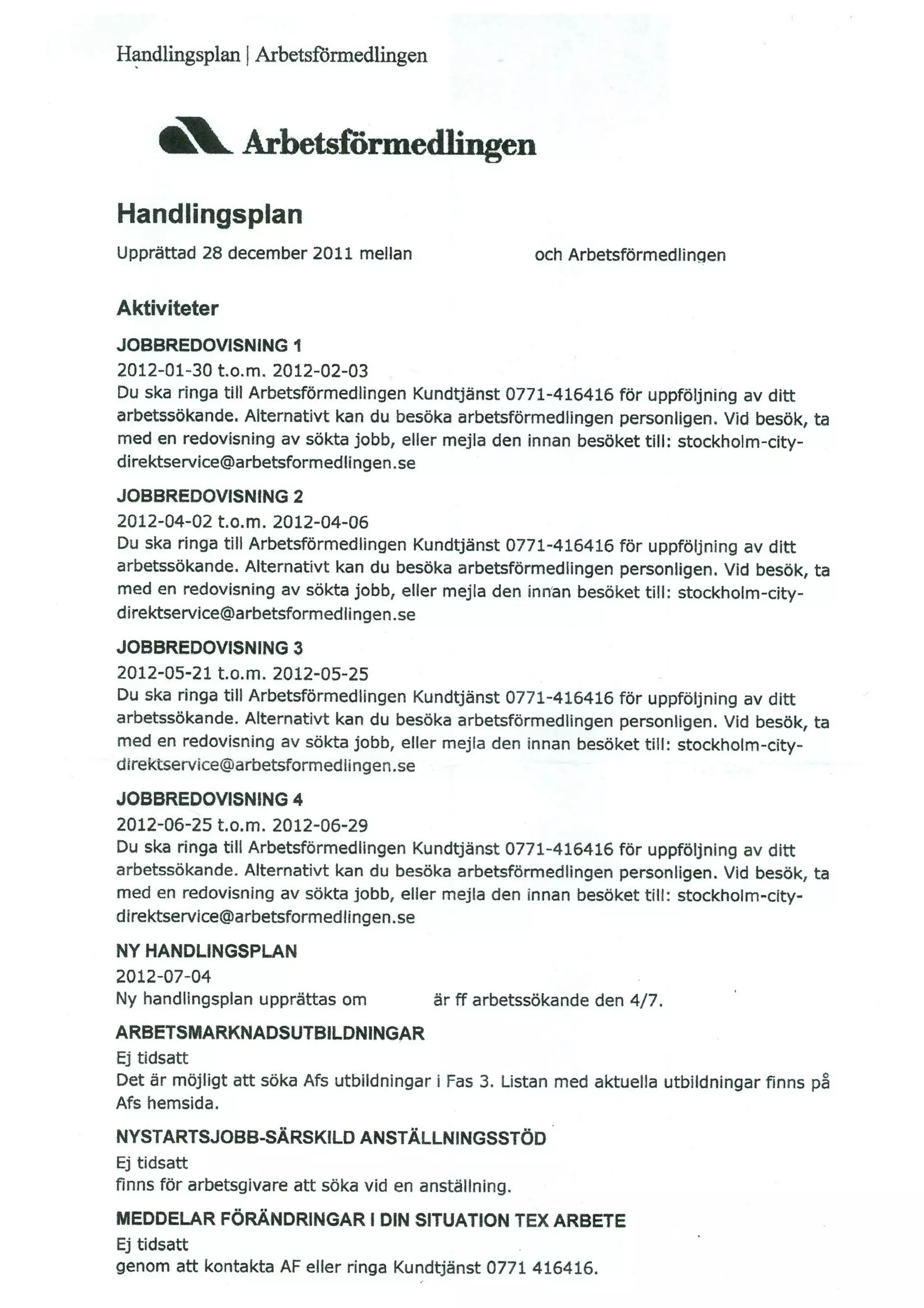 Af handlingsplan | PDF