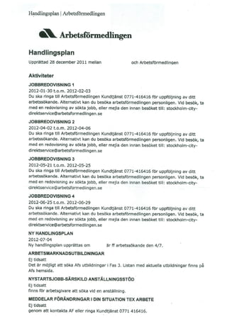 Af handlingsplan | PDF