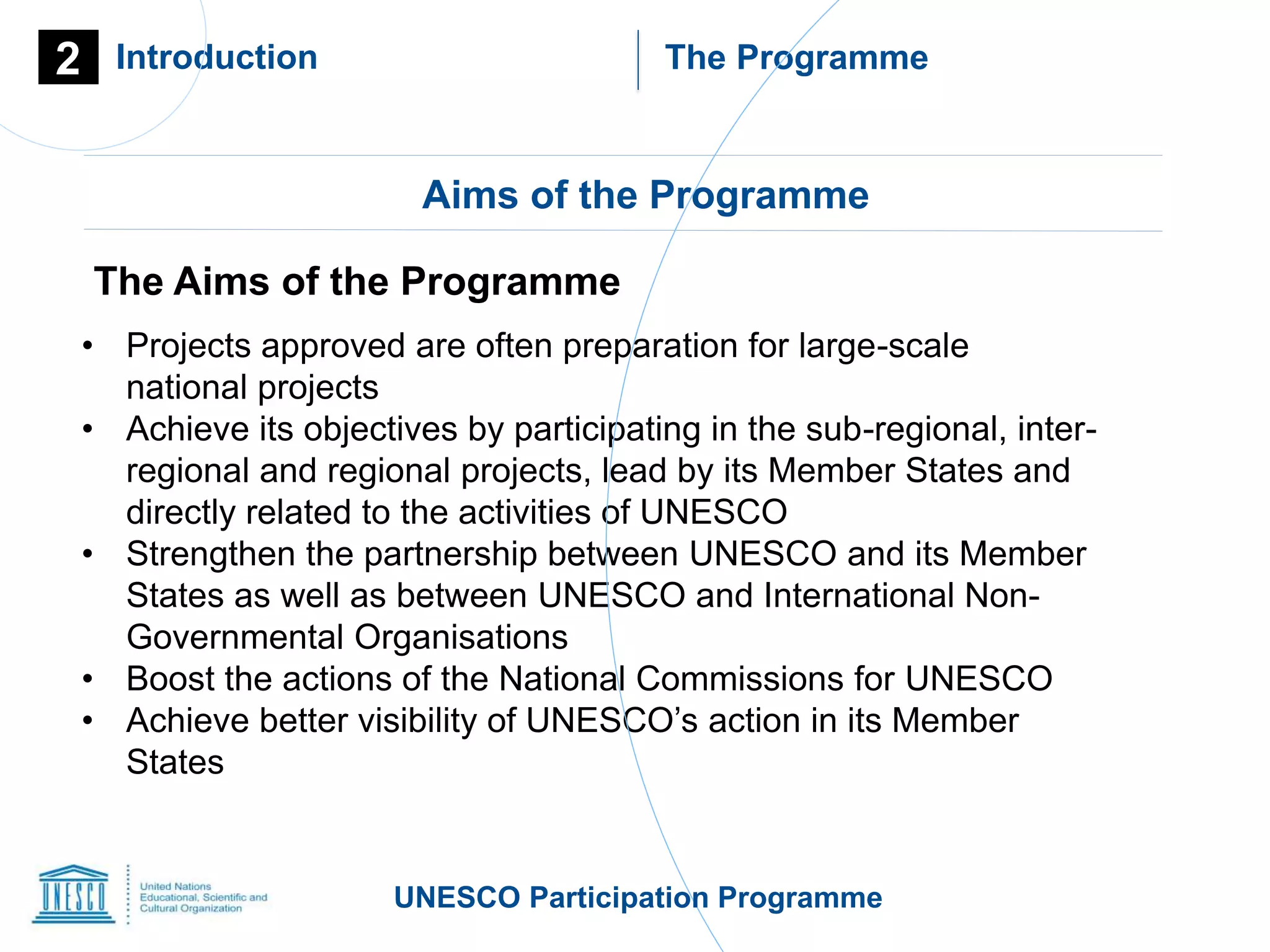UNESCO Participation Programme - Casimiro Vizzini | PPTX