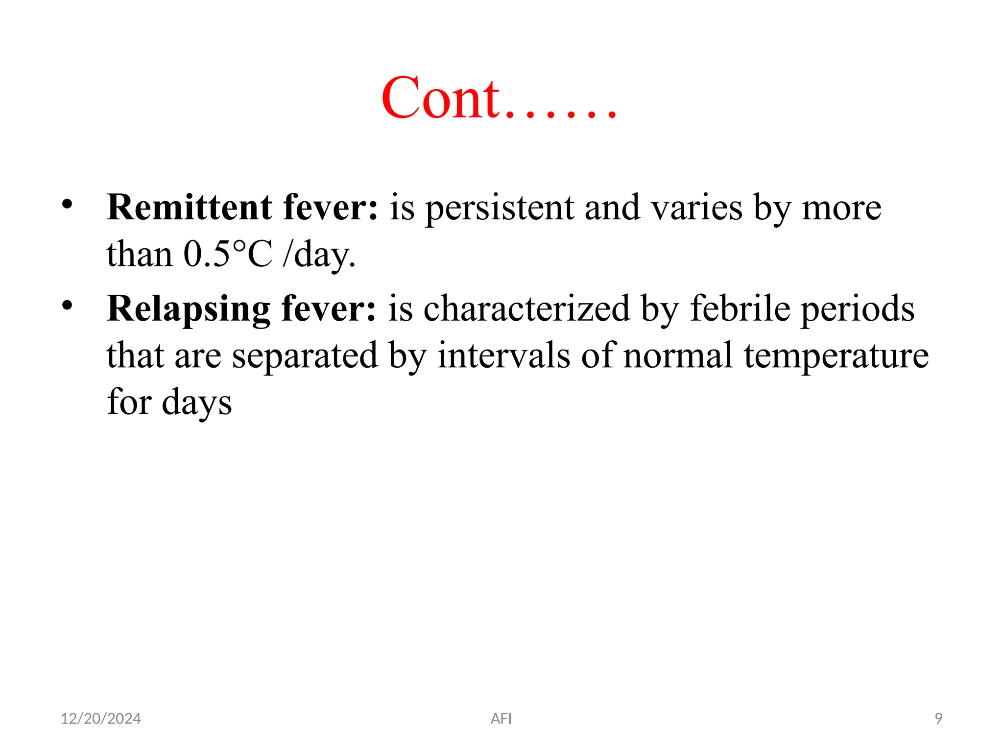 Acute Febrile Illness.pptx seminar prese | PPTX