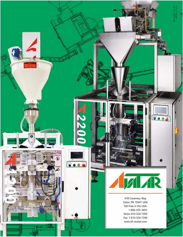 AFI Avatar vffs Bagger capabilities | PDF