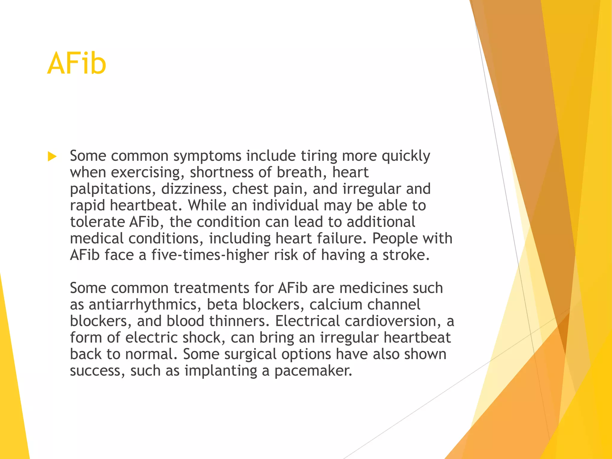 Understanding Atrial Fibrillation (AFib) | PPTX