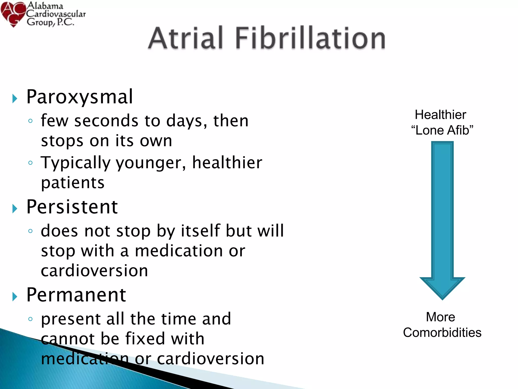 Atrial Fibrillation - From Diagnosis to Treatment - St Vincent's ...