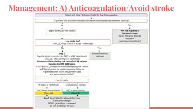 atrial fibrillation guidelines presentation | PPTX | Heart and Cardiovascular Diseases ...