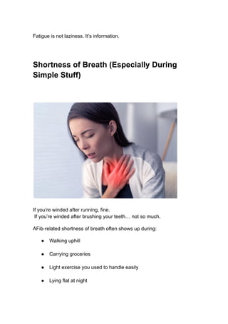 AFIB Blog Signs to notice in 2026 - What You Need to Know! | PDF