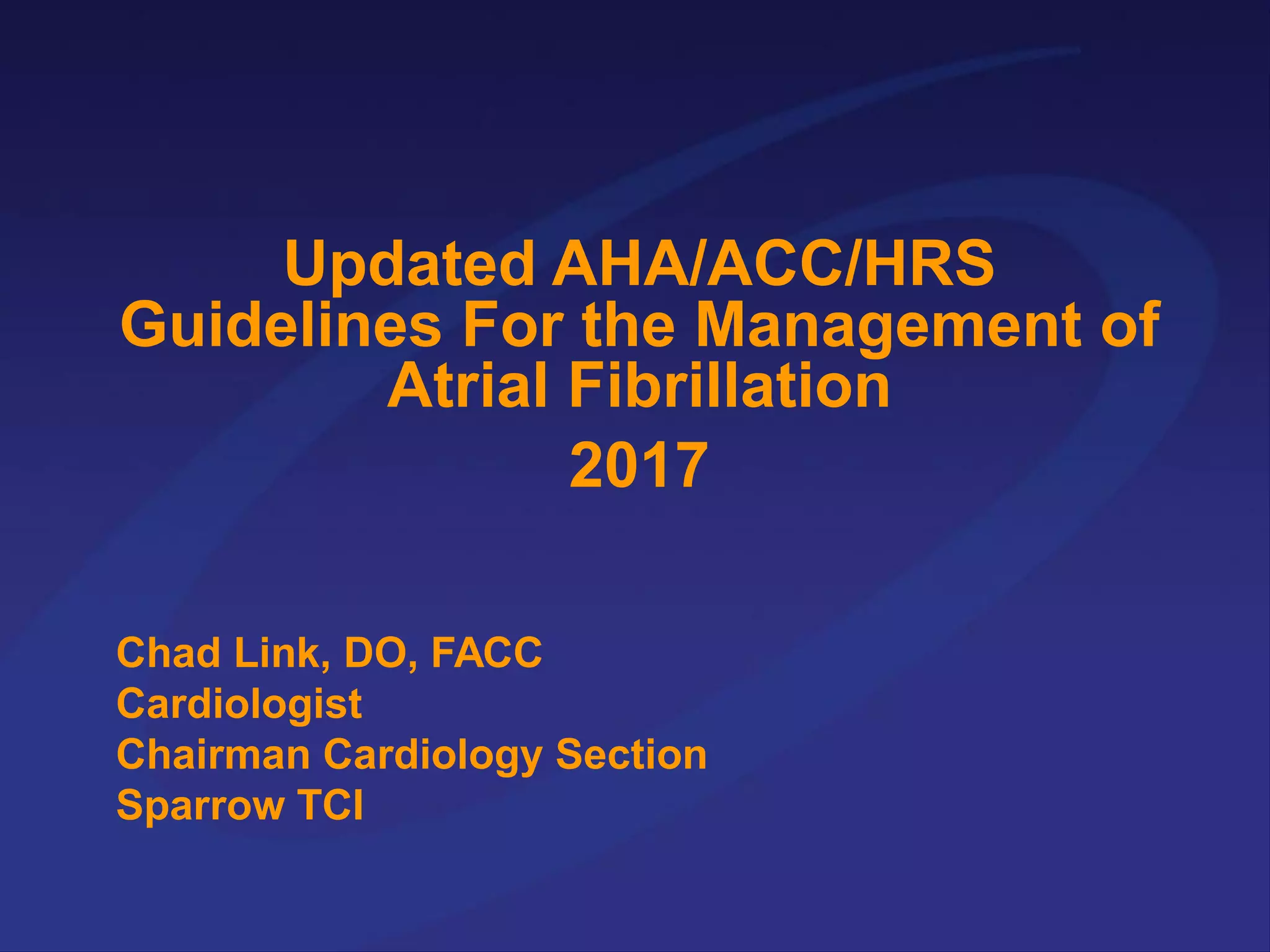 Afib guidelines | PDF