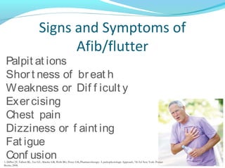 Atrial Fibrillation/Flutter Presentation | PPT