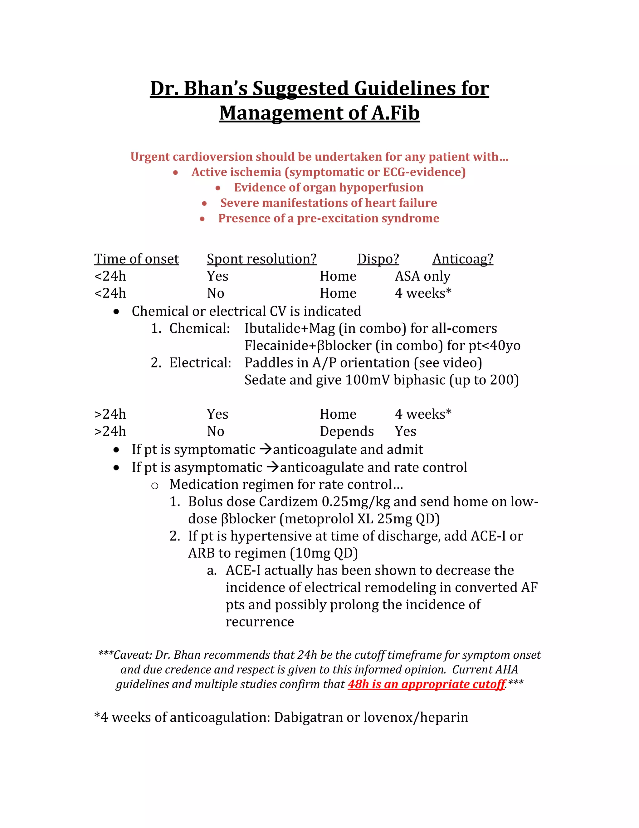 A fib tx algorithm | DOCX