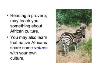 Afican Proverbs | PPT