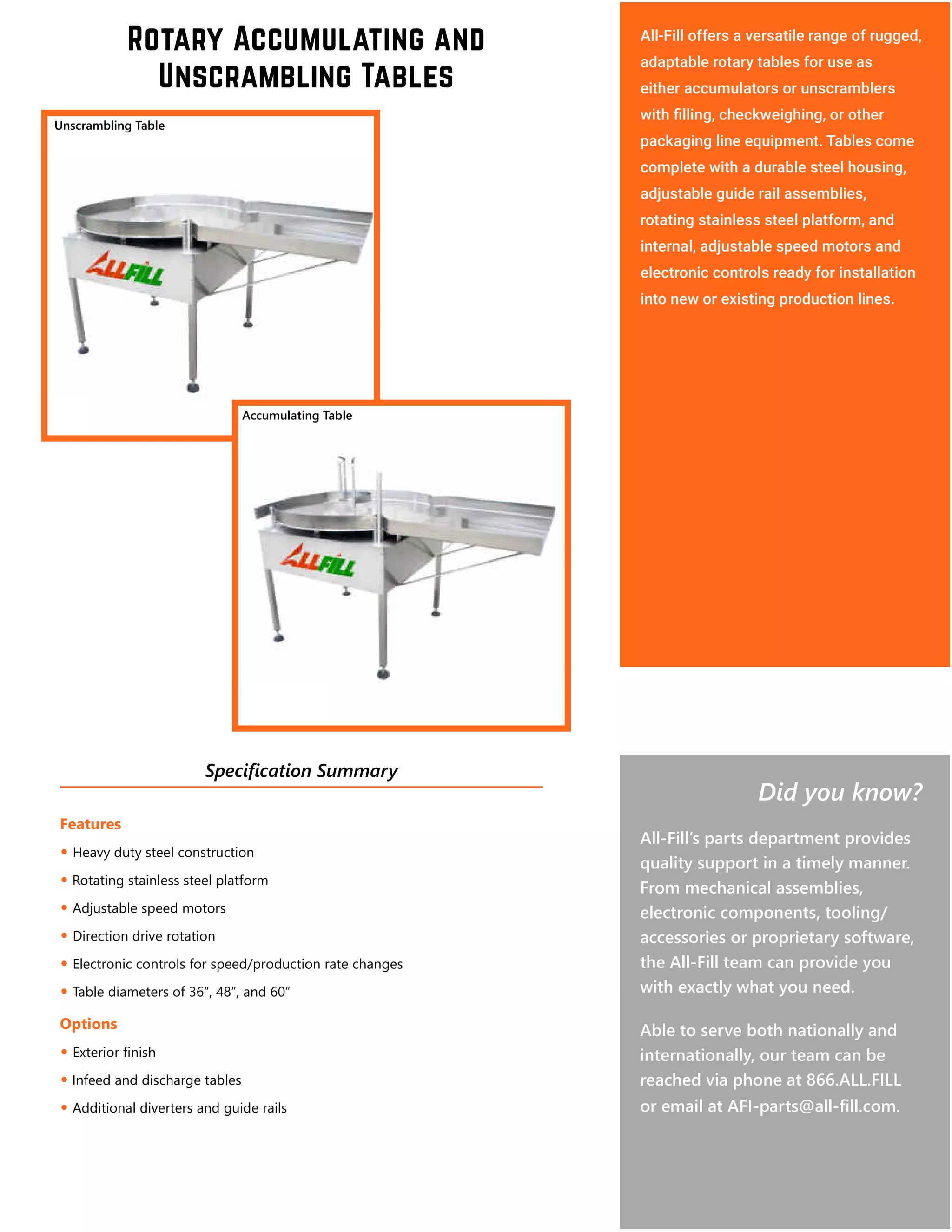 All Fill Auger Capabilities | PDF