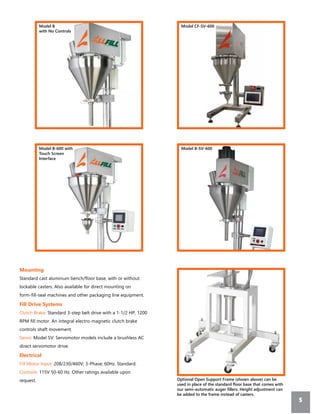 All Fill Auger Capabilities | PDF