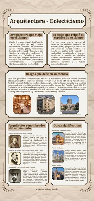 Un poco sobre Arquitectura - Eclecticismo | PDF