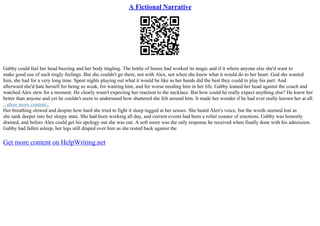 A Fictional Narrative | PPT