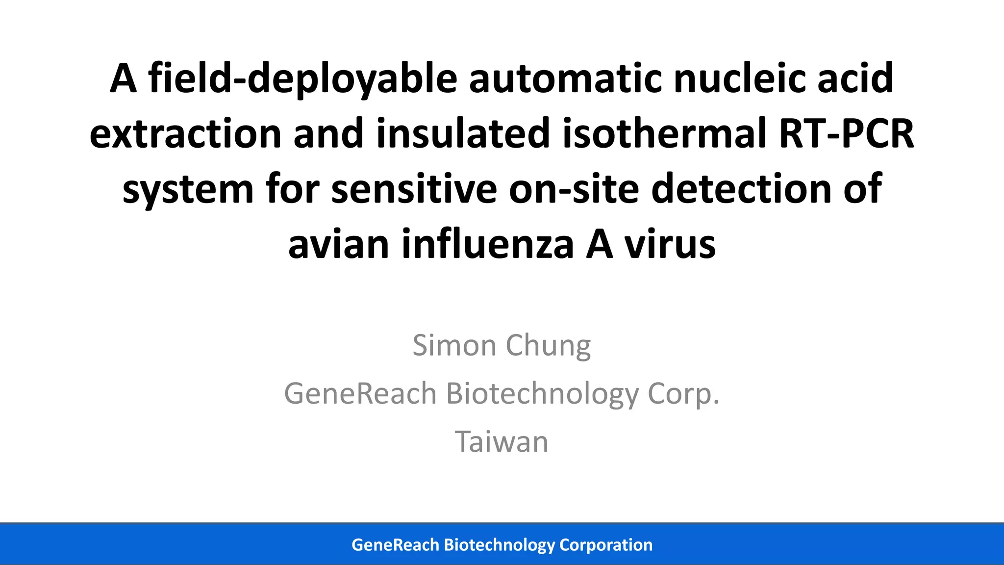 A field-deployable automatic nucleic acid extraction and insulated ...