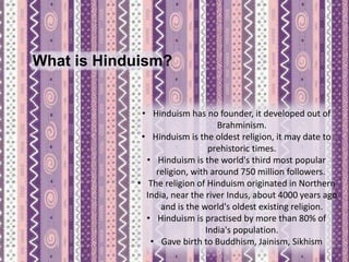 Hinduism - Religious Study | PPTX