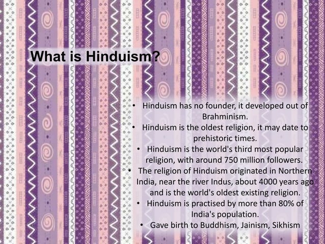 Hinduism - Religious Study | PPTX