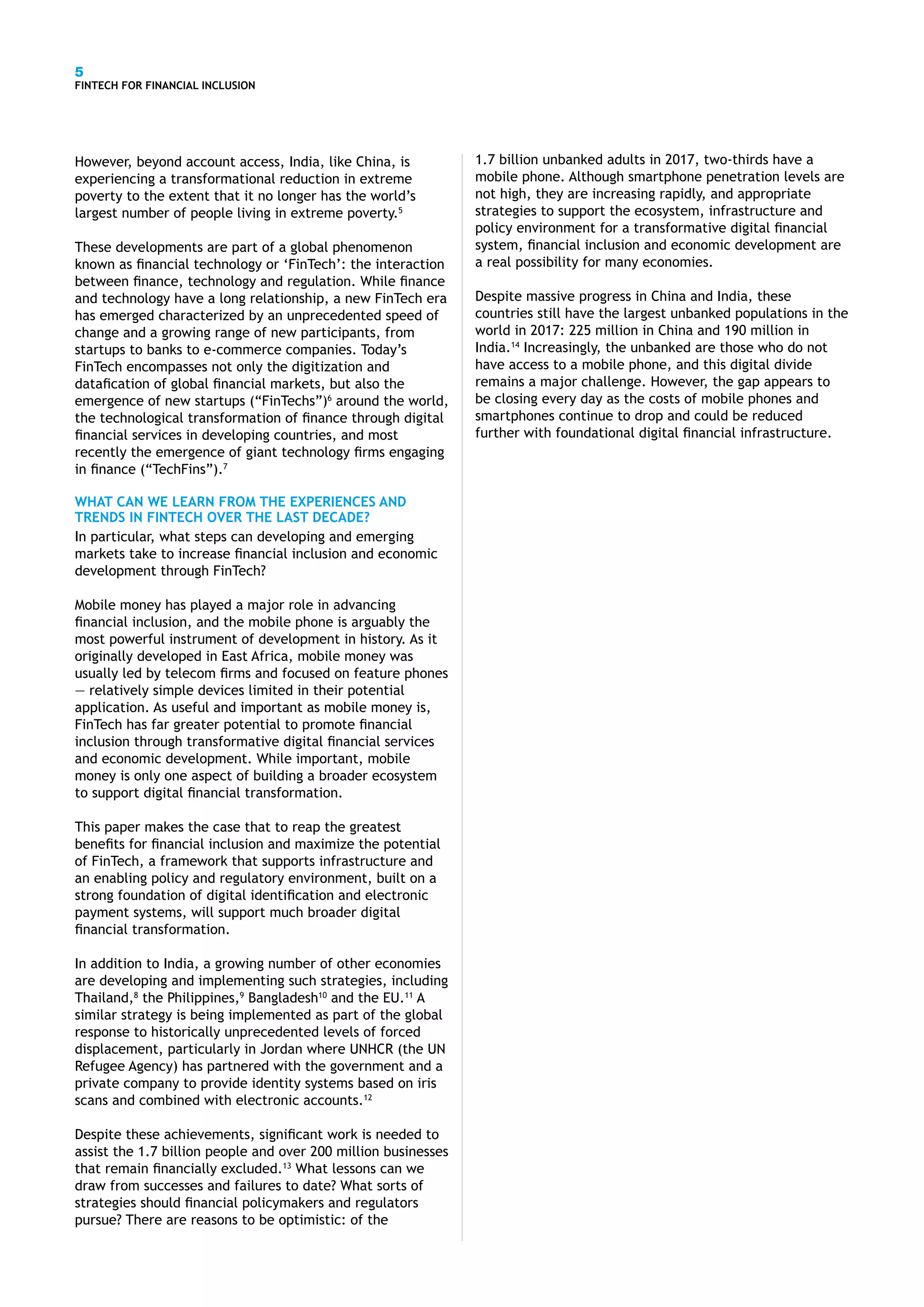FinTech for Financial Inclusion | PDF