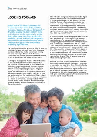 FinTech for Financial Inclusion | PDF