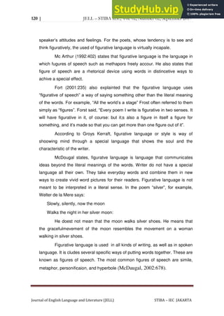 A Figurative Language Analysis Of Song Lyric Mirrors By Justin ...