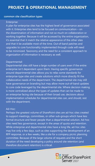 SharePoint Governance | PDF