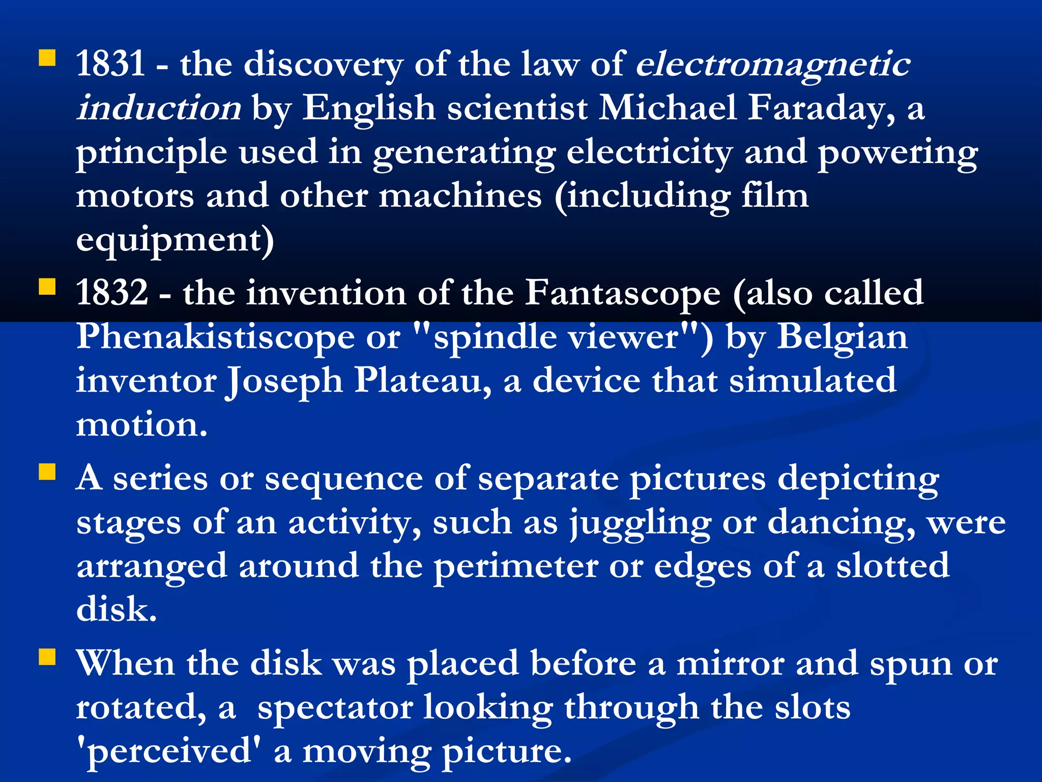 A film on films (history of cinema) | PPT